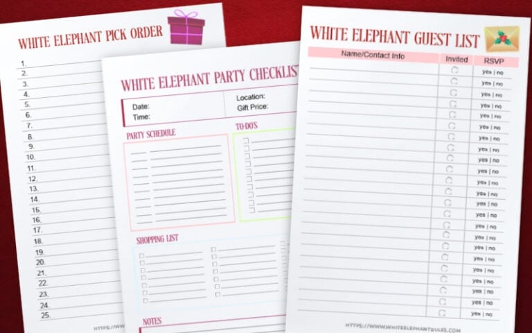Planning a White Elephant Party: 10 Inspiring Ideas - White Elephant Rules
